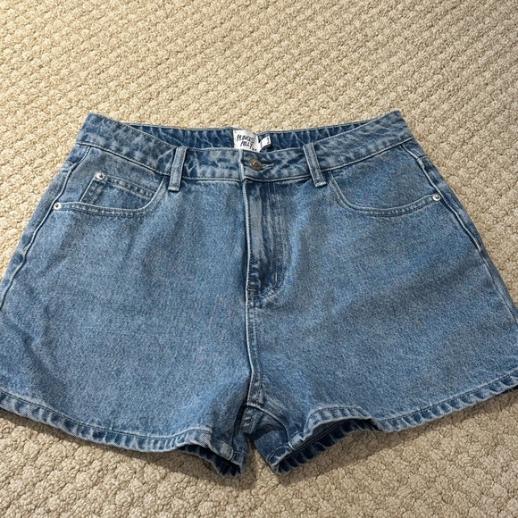 Princess Polly | Shorts | Princess Polly High Waisted Denim Jean Shorts ...